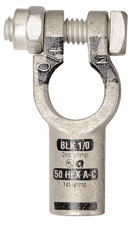 Quickcable Battery Terminal,Straight,Crimp 4010-525-001N - Walmart.com