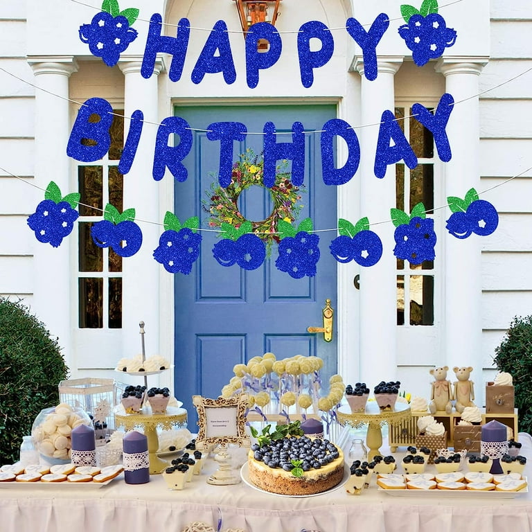 Blueberry Decor Blueberry Birthday Decorations Blueberry Party Supplies ...