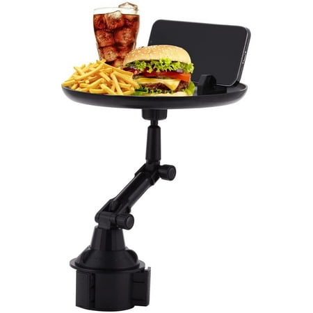 Car Cup Holder Food Tray, Car Tray Table for Eating with Cell Phone ...