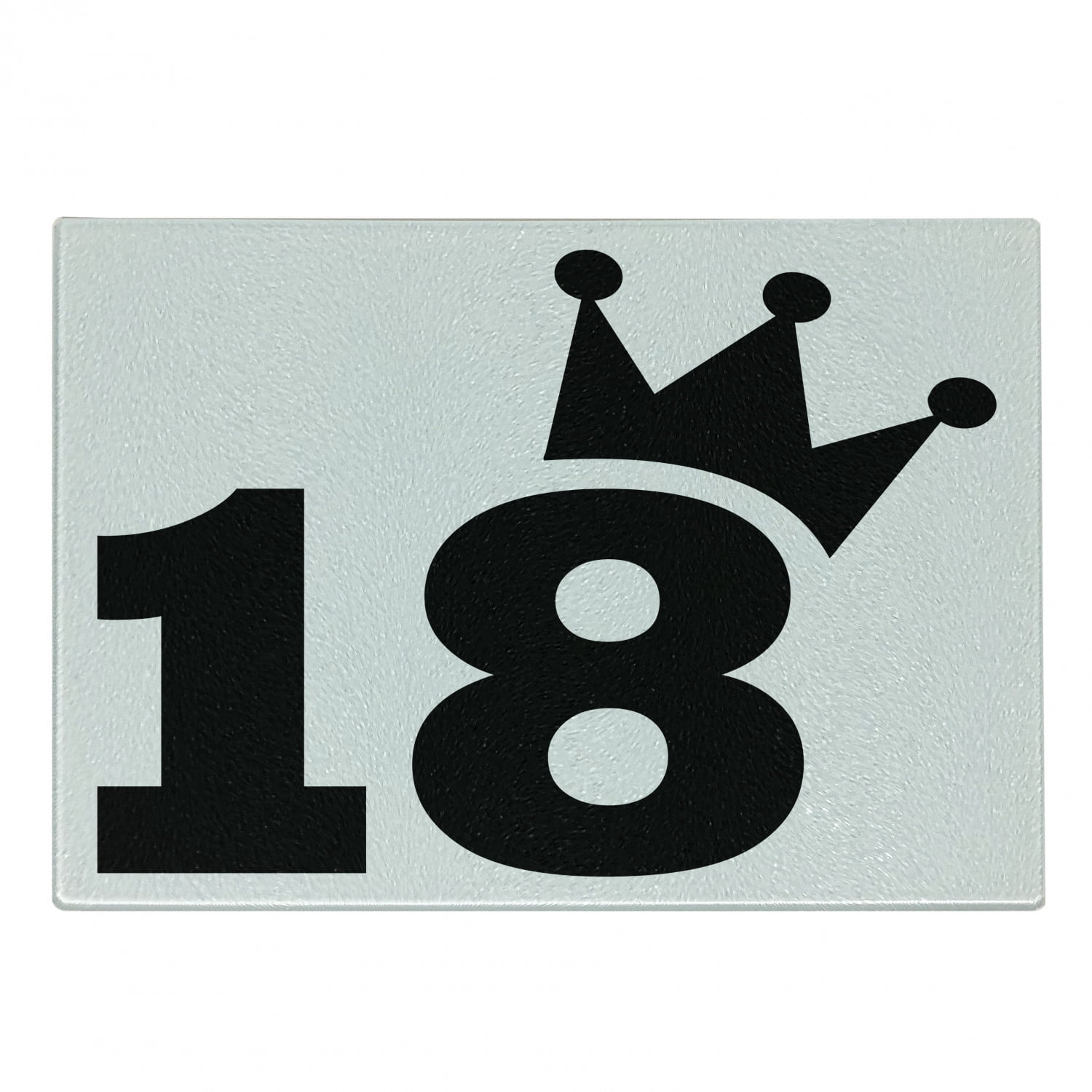 18th Birthday Cutting Board, Cartoon Soccer Jersey Seem Bold 18 Number ...