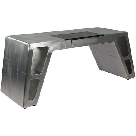 Nauticalmart Aluminum Wing Desk Vintage Industrial Aviator Office Desk ...