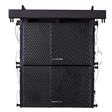 Sound Town ZETHUS Four Dual 8-inch Line Array Speaker System with ...