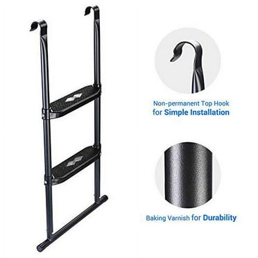 ROMUCHE Backyard Outdoor Trampoline Slide Ladder, 60"*20" with Buffer ...