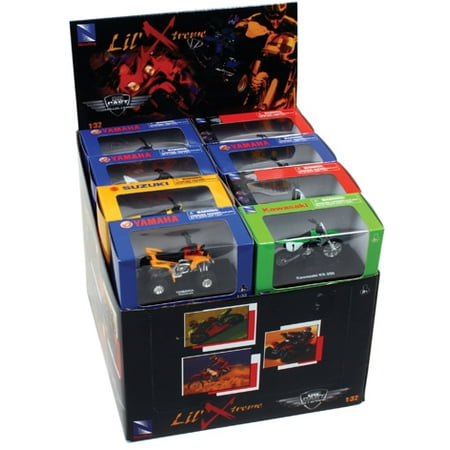 New Ray Toys BIKE/ATV 24/PC Assortment 1/32 Scale Die Cast Model ...