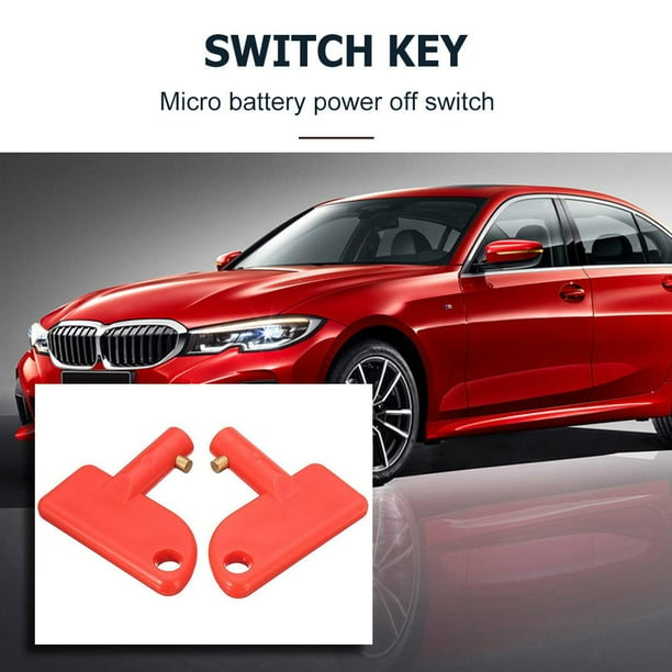 Peggybuy Car Vehicle Battery Cut Off Key Marine Power Disconnect ...