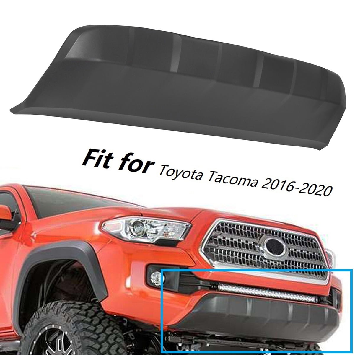 Front Lower Bumper Suitable for Toyota Tacoma 2016-2020, 16-20Tacoma ...