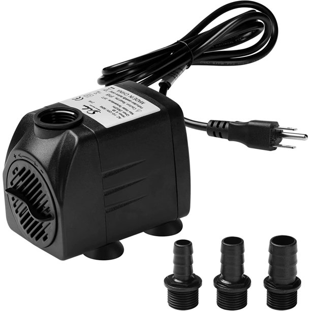 Simple Deluxe 290GPH Submersible Water Pump Power Head w/Intake for ...