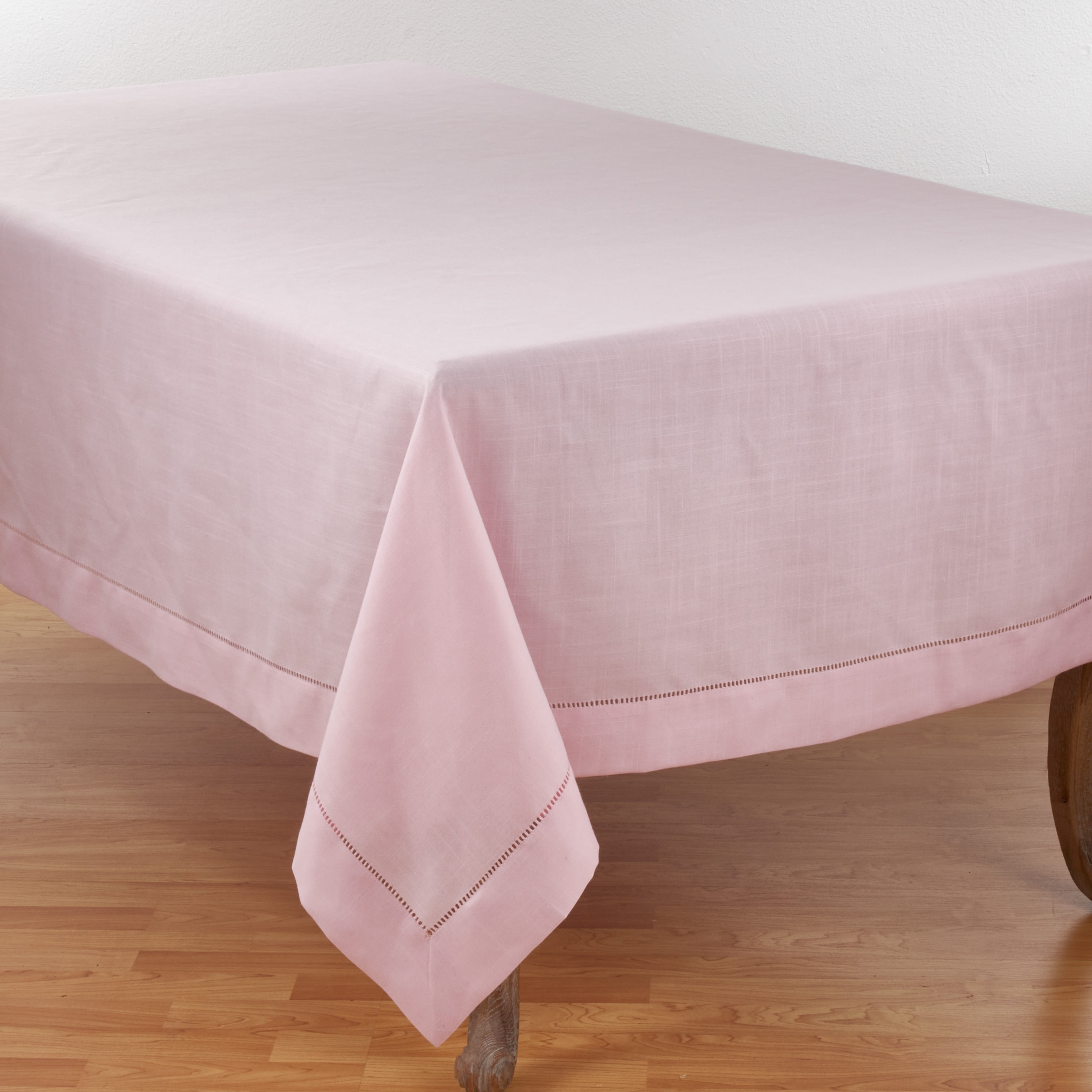 Saro Lifestyle Classic Hemstitch Border Tablecloth 70"x104" Oblong ...