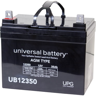 VMAX V35-857 AGM Deep Cycle Battery Replaces PEP BOYS U1-340 GROUP U1 ...