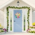 Hello Spring Door Sign Colorful Floral Spring Hanging Sign Happy ...