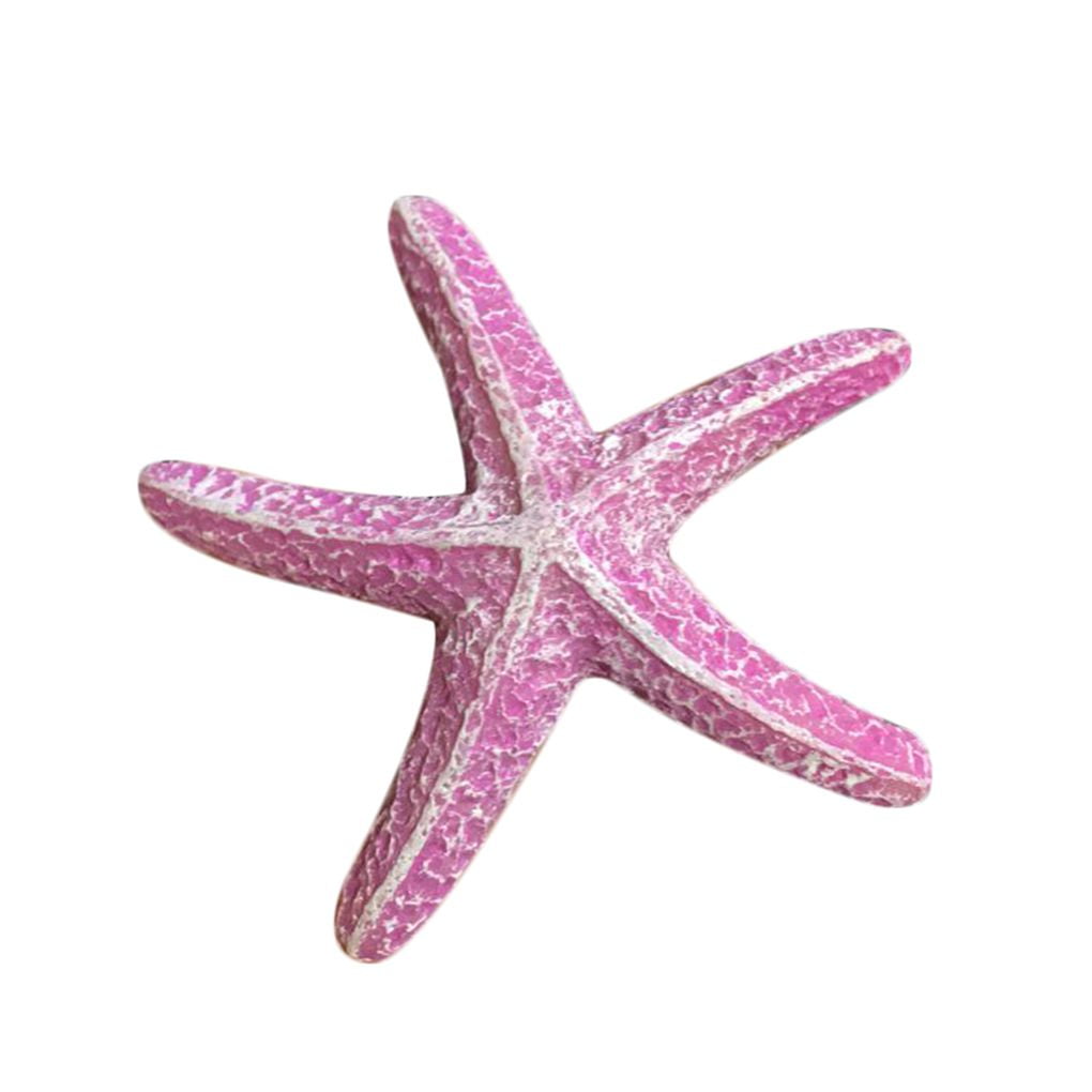 Thinsont Fish Tank Artificial Starfish Hard Resin Decoration Aquarium ...