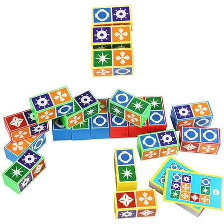 HHHCMatching Blocks Toy Board Games Matchs Puzzle Game Making Emotion ...