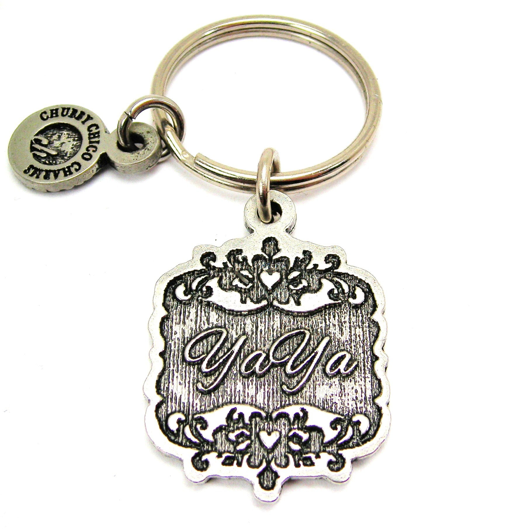 Chubby Chico Charms Yaya Victorian Scroll Key Chain - Walmart.com