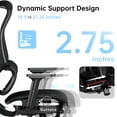 JOYFLY Ergonomic Gaming Office Chair with Adjustable Seat, Footrest ...