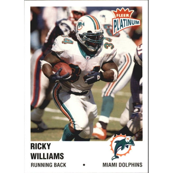 2003 Fleer Platinum #80 Ricky Williams NFL Football Trading Card ...