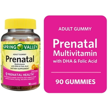Spring Valley Mini Prenatal Multi + DHA Complete Multivitamin ...