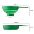 Dream Lifestyle Canning Funnels for Kitchen Use, Food Grade Plastic Flexible Funnel with Handle ...
