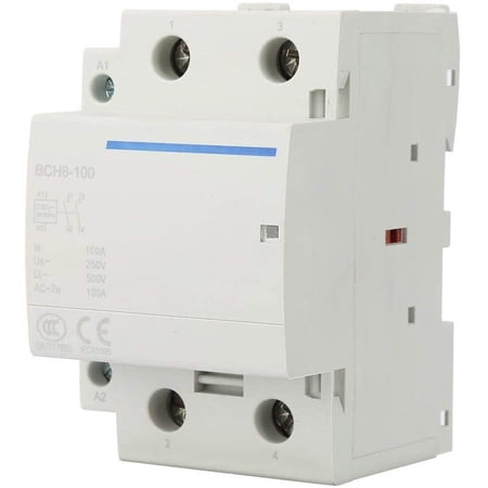 Household AC Contactor 2P/2NO 100A Modular Contactor 24/230V 50/60HZ ...