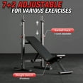 Mikolo Weight Bench Set, 660LBS Foldable, Multi-functional Adjustable ...