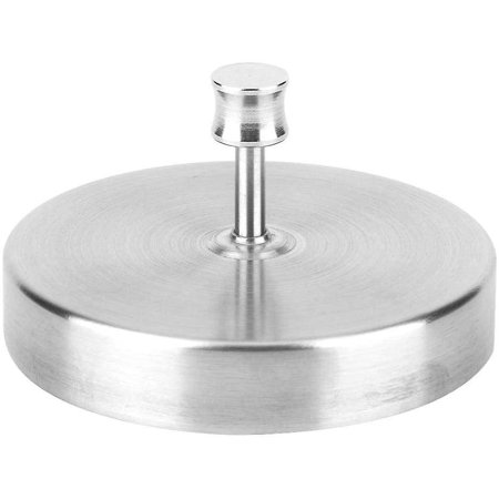 7 "inch Round Bacon Press, Cast Iron Grill Press With Wooden Handle For ...