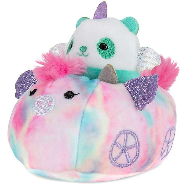 Squishmallows Squishville! Panda & Vehicle Mini Plush - Walmart.com ...