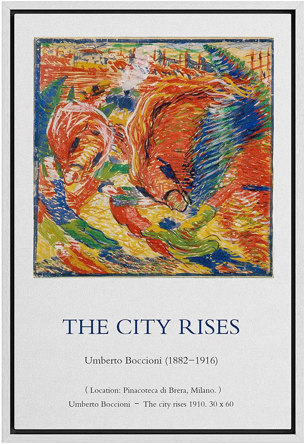 Umberto Boccioni The City Rises