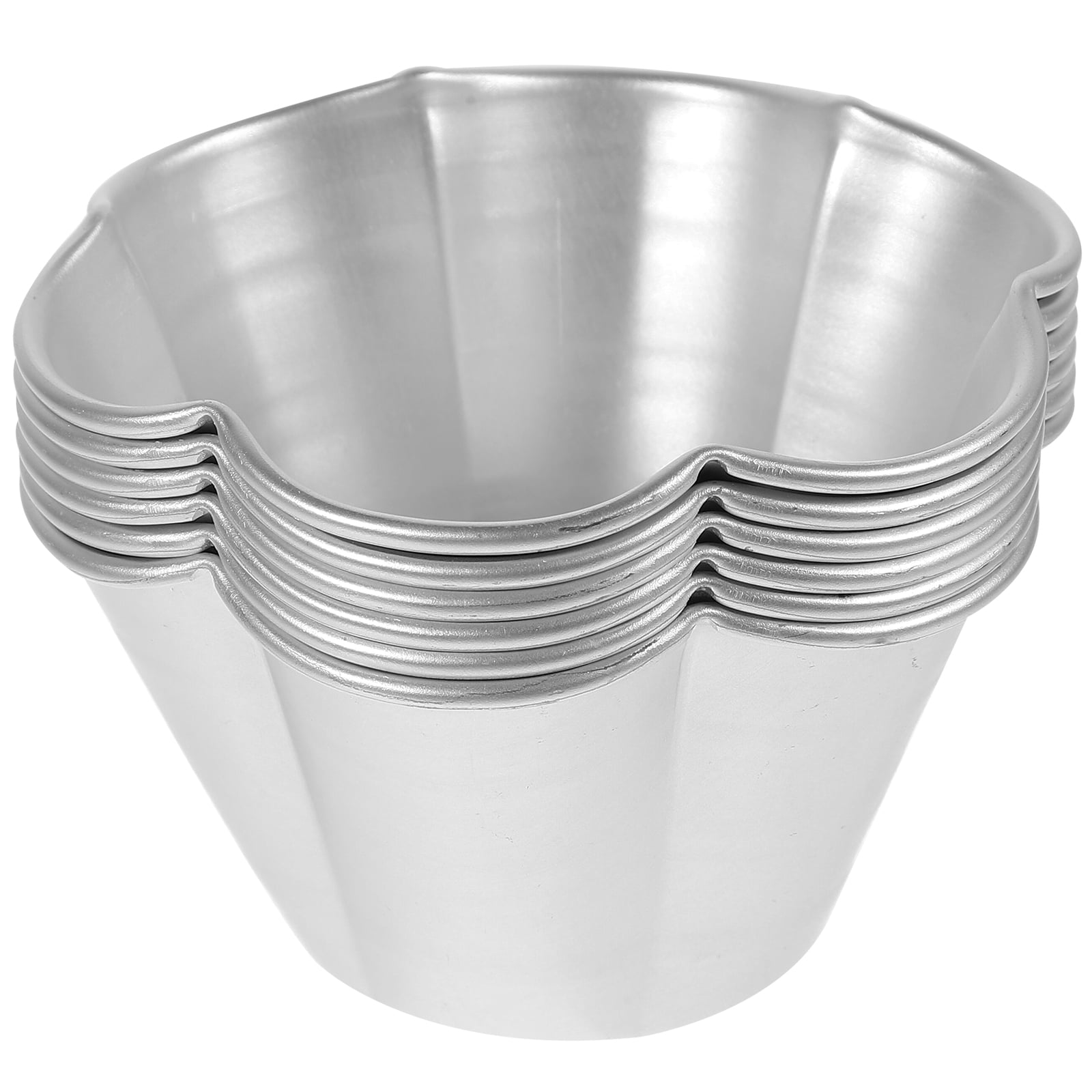 6 moldes para pasteles de aluminio para hornear, moldes para pudín ...