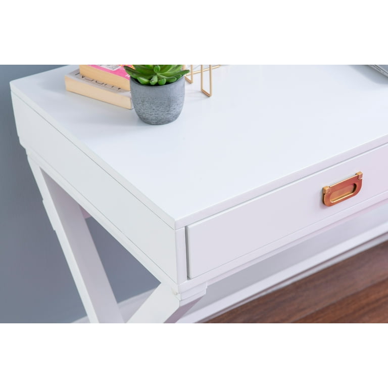 Linon Peggy Writing Desk 2 Drawers 30 inches Tall Multiple Colors