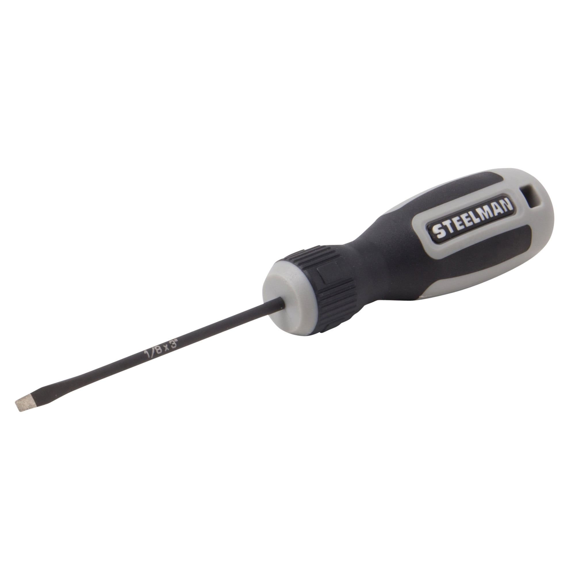 STEELMAN 41861 Slotted Diamond Tip Screwdriver, 1/8 x 3-Inch - Walmart.com
