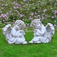 Angel Statue Garden Decor Solar Yard Art Outdoor Figurine - Walmart.com