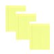 CaseMate neon legal pad, 3 pack (Color may vary), Wide Ruled, 8.5" x 11 ...