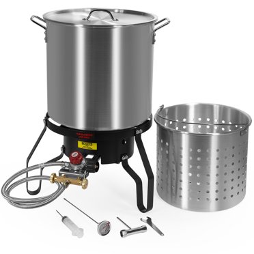 Fryin' Saucer Outdoor Portable Propane Deep Fryer, Camping Grill & More ...