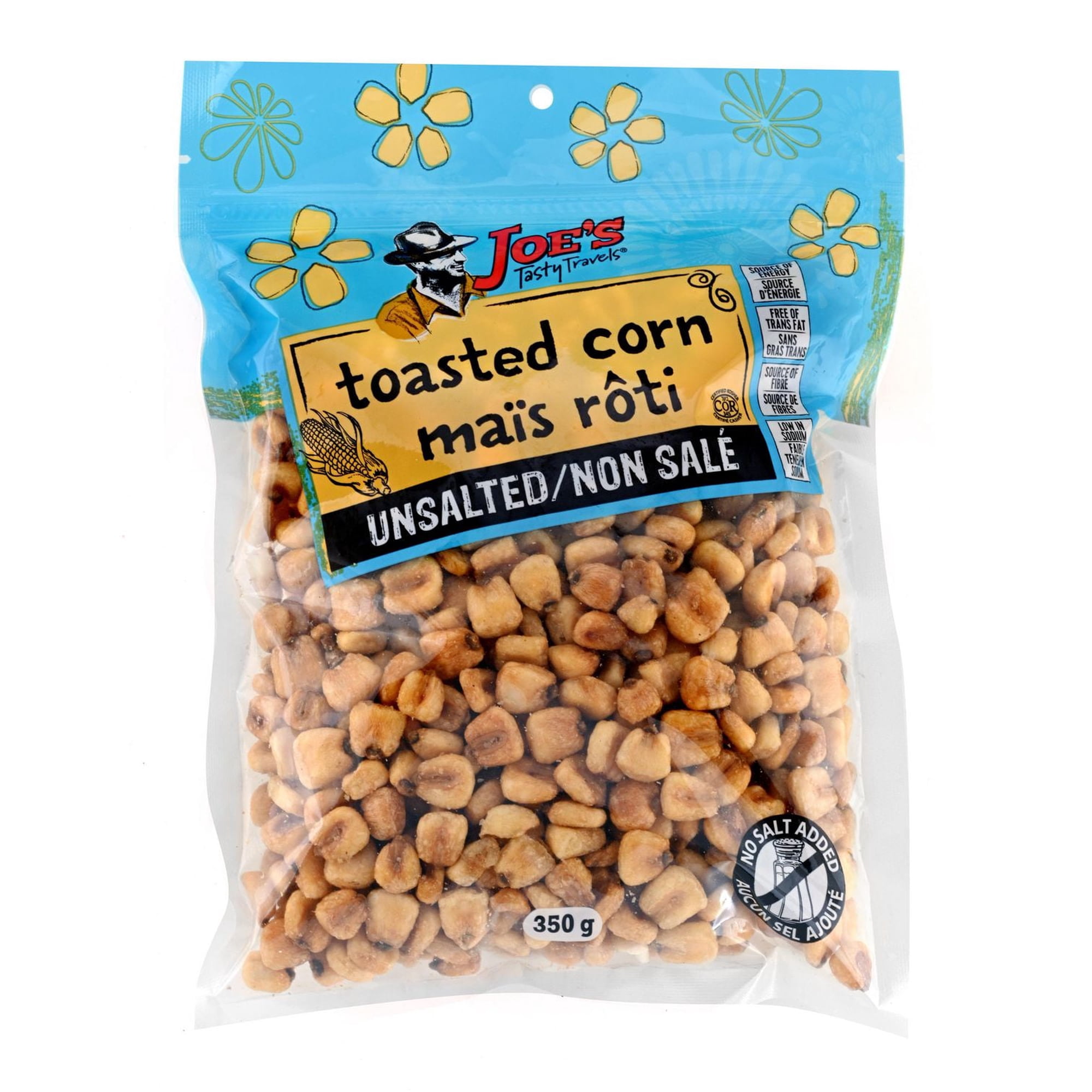 Click here for Joes Tasty Travels Unsalted Toasted Corn 350g prices