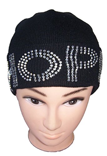 Banian Trading - "HOPE" Rhinestones Beanies Winter Caps For Women ...