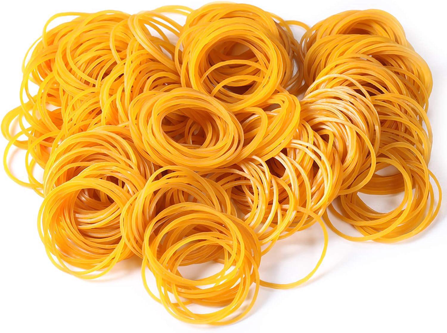 Rubber band 250 pieces yellow rubber band rubber bands for binders and ...