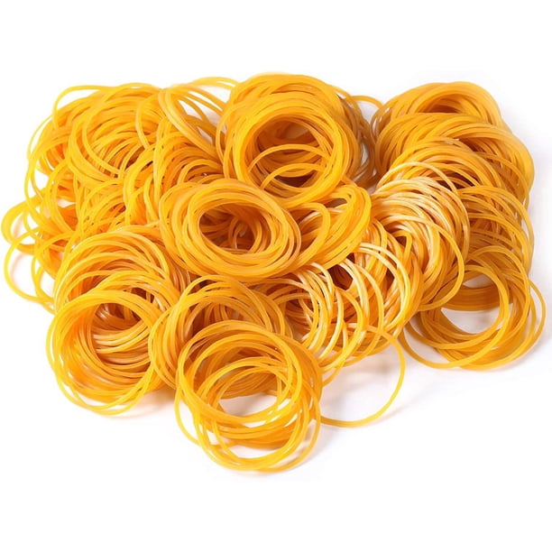 Rubber band 250 pieces yellow rubber band rubber bands for binders and ...