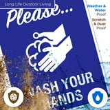 Hand Washing Sign, Please Wash Your Hands Sign, - Walmart.com
