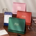 2026 Desk Calendar Twin-Coil Binding 16 Month Paper Calendar from Sep ...