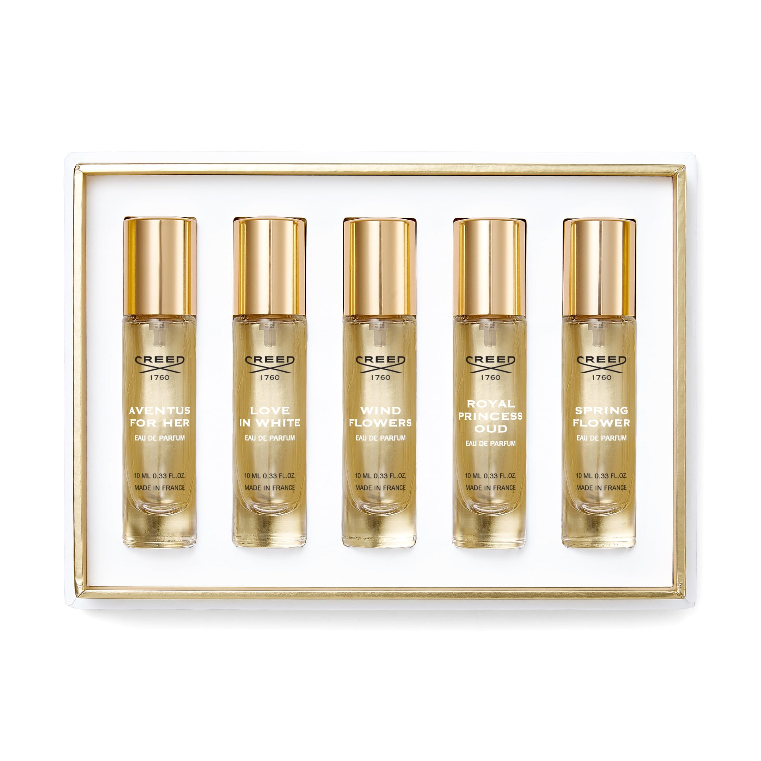 Set de Perfume Creed para Mujer 5 Aromas Exclusivos 10 Ml Regalo ...