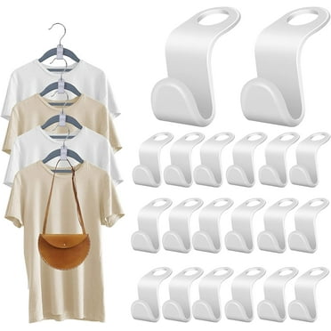 18Pcs Space Triangles Clothes Hanger Connectors Hooks for Organizer ...