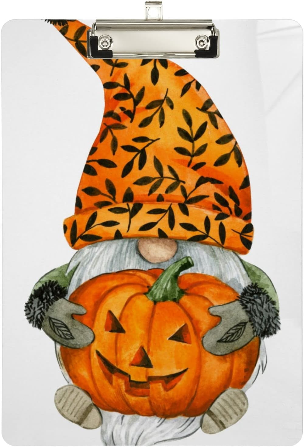 FMSHPON Halloween Jack o Lantern Gnome Magic Clipboard Hardboard Wood ...