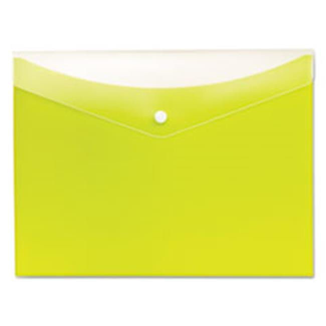 8.5 x 11 in. Poly Snap Envelope - Limeade - Walmart.com