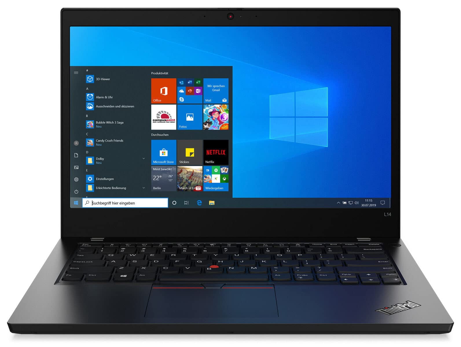 Restored Lenovo Thinkpad L14 G1 14" Laptop Intel i5-10210U 8GB 256GB ...