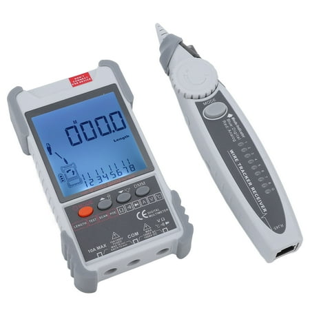 Multifunctional Tester, White Light Digital Display Cable Tester Kit ...