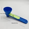 2-in-1 Sliding Measuring Cup with Built-in Funnel & Scoop — Leak-Proof ...