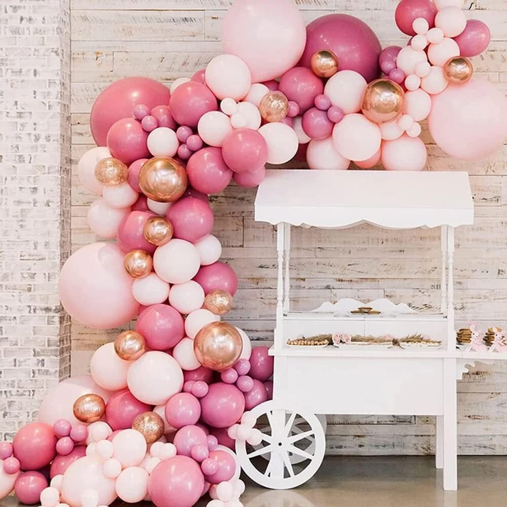 MMTX Balloons Garland Wedding Decoration, Peach Pink Balloon Kit with ...