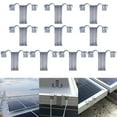 10Piece Solar Panel Frame Water Drain Water Redirection Clips Stainless ...