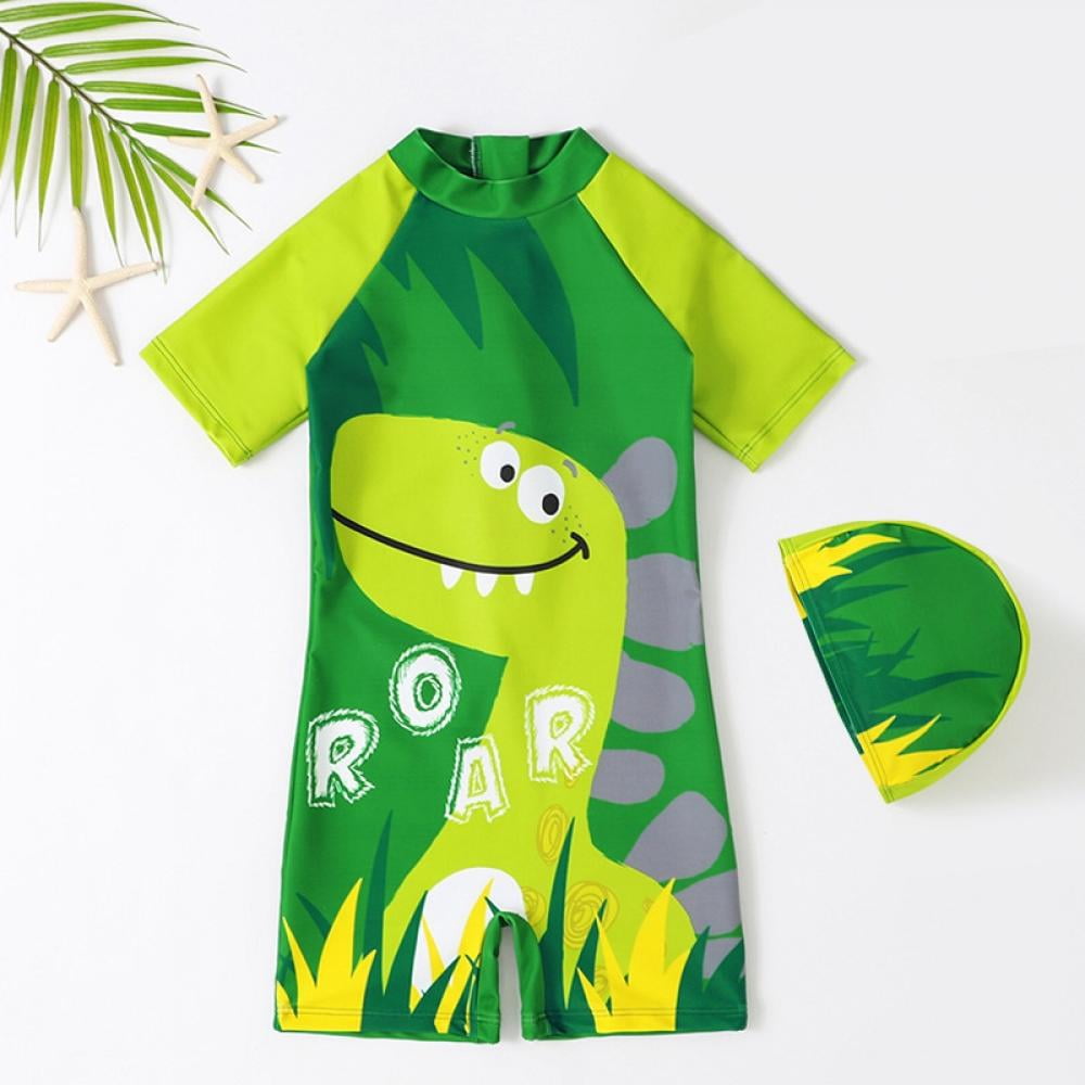 GYRATEDREAM Cartoon Shark Rash Guard Swimsuit Baby Boys One-Piece Sun ...