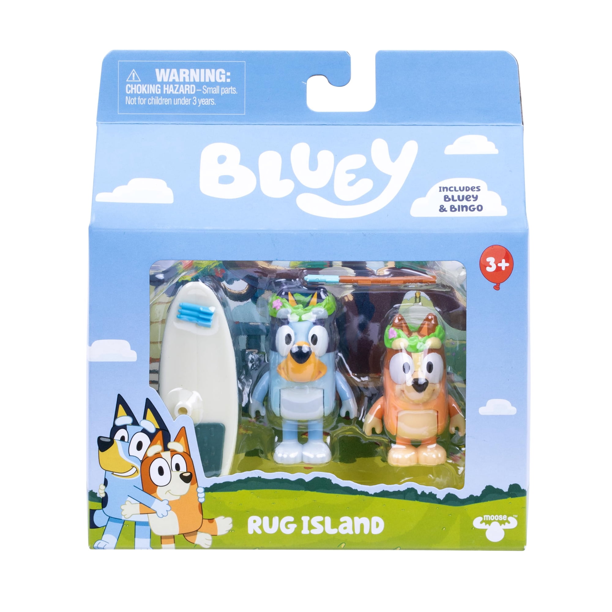 Click here for Figure 2-Pack Bluey Rug Island Poseable 6-8 Cm Toy... prices