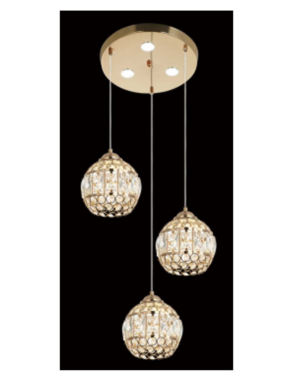 Lampara Colgante Iluminación Luz Vic Greta 4 Luces T11-3GH Innovador ...